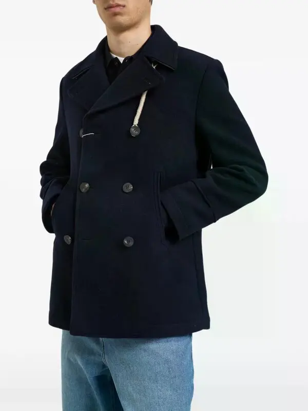 CAMPLIN Double-breasted Peacoat
