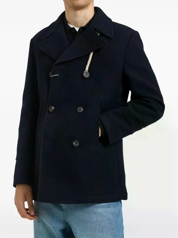 CAMPLIN Double-breasted Peacoat