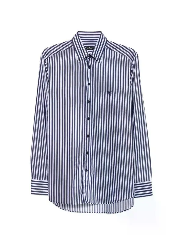 Etro Striped Button-down Shirt - Blue