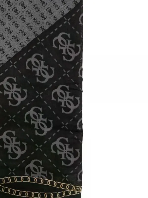 Guess Logo-print Belt-print Scarf