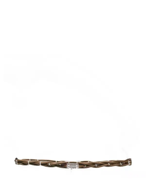 Isabel Marant Étoile Braided Leather Belt - Brown