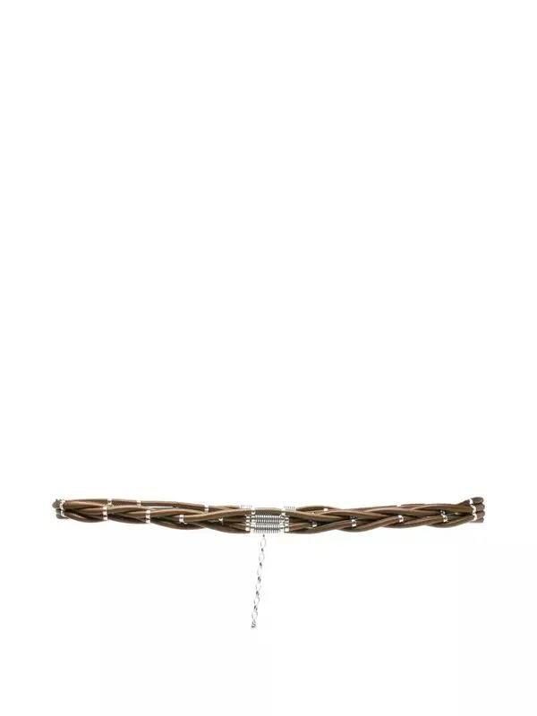 Isabel Marant Étoile Braided Leather Belt - Brown