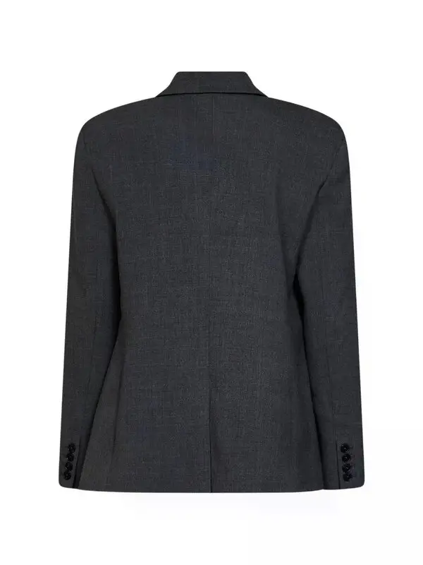 SELF-PORTRAIT Double-breasted Floral-corsage Blazer