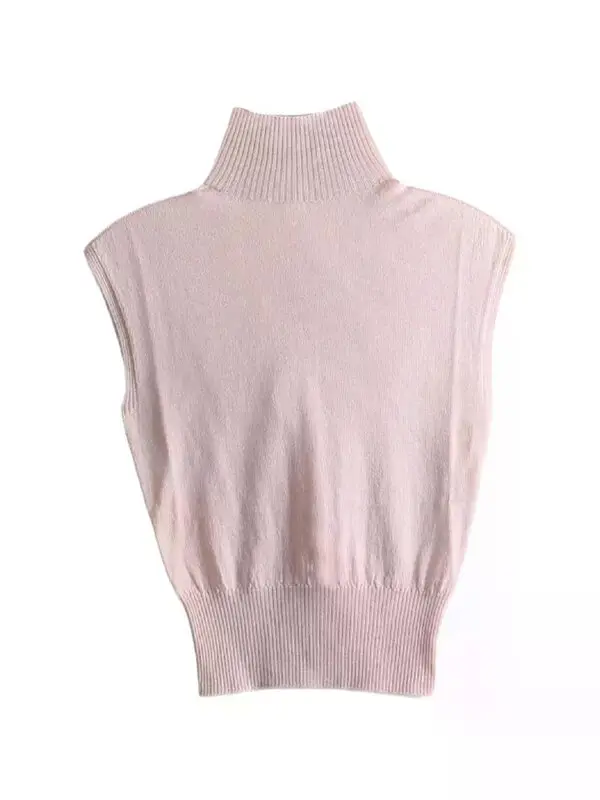 Rick Owens Tower Sl Turtle In Rose Lightweighr Rasato Knit - Pink