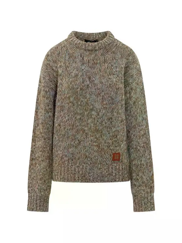 Dsquared2 Mouliné-knit Sweater - Neutrals