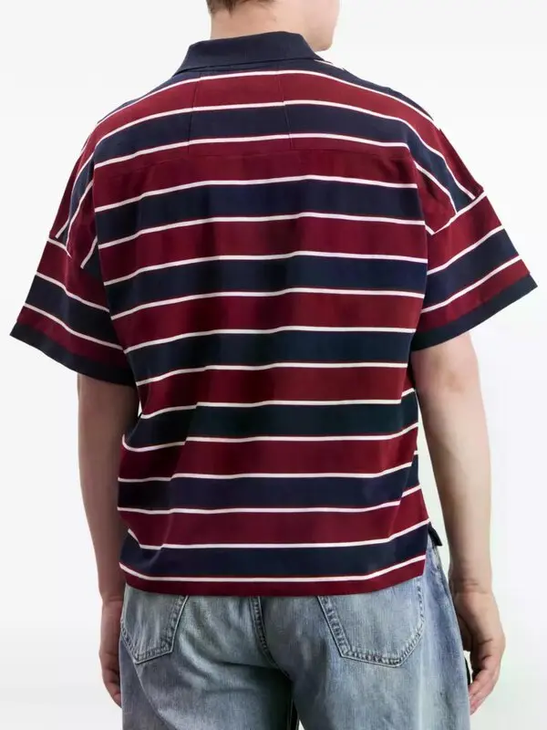 Rhude Fontaine Striped Polo Shirt