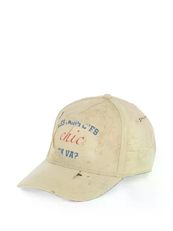 Dsquared2 Distressed Slogan-print Baseball Cap