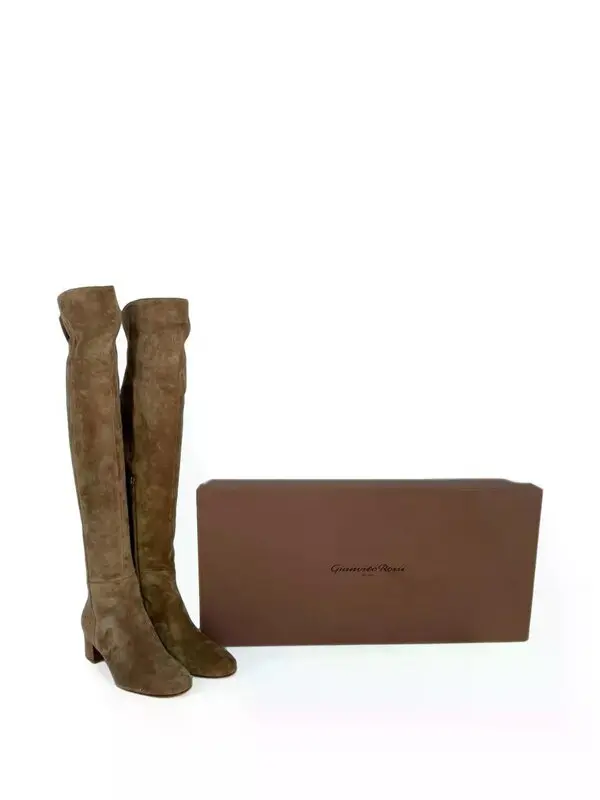 GIANVITO ROSSI Almond-toe Knee-high Boots