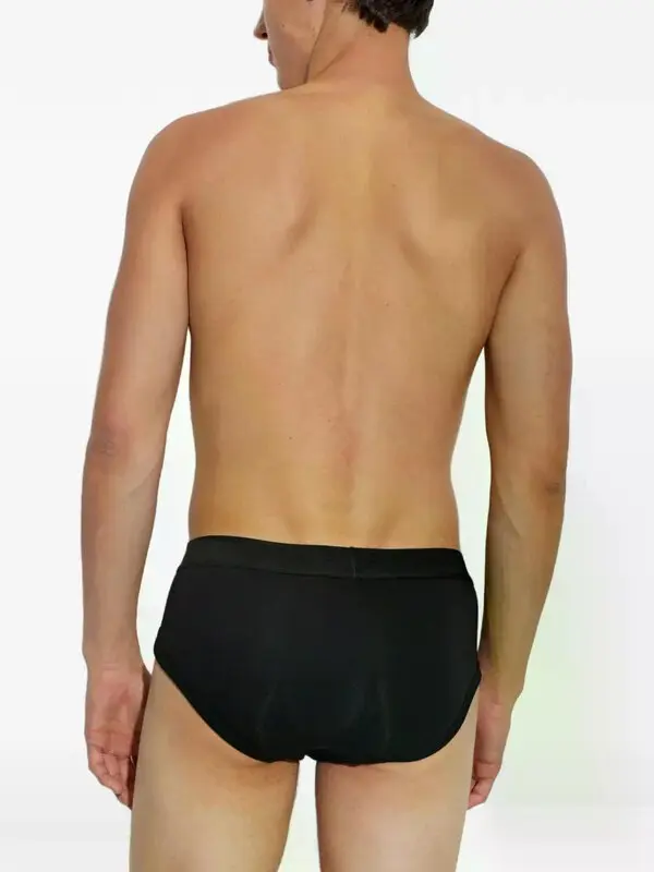 TOM FORD Logo-waistband Briefs - Black