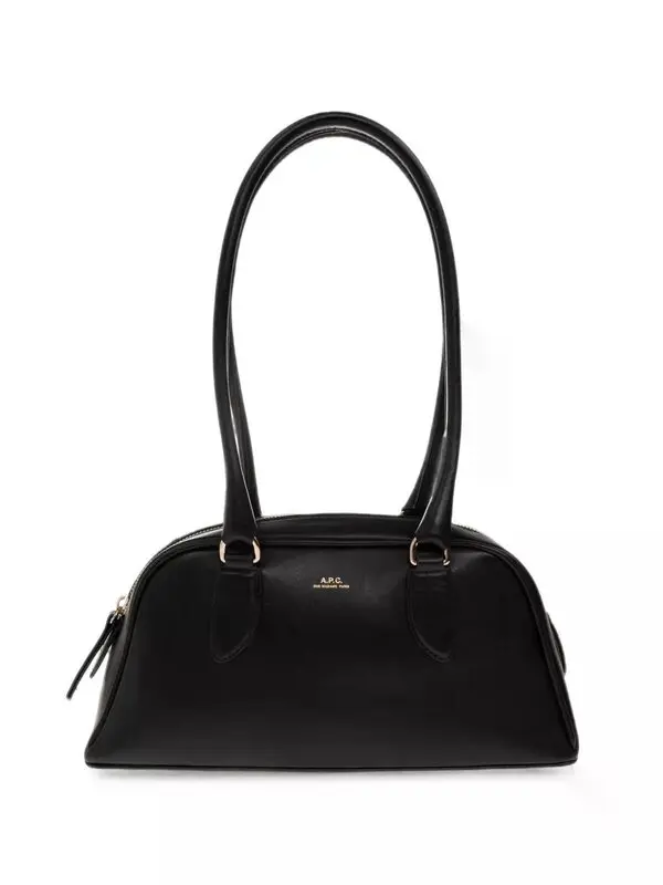 A.p.c. Paloma Logo-print Shoulder Bag - Black