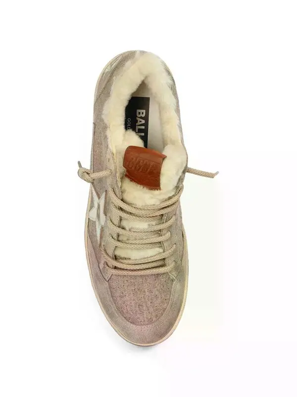 GOLDEN GOOSE Ball Star Shearling-lined Sneakers