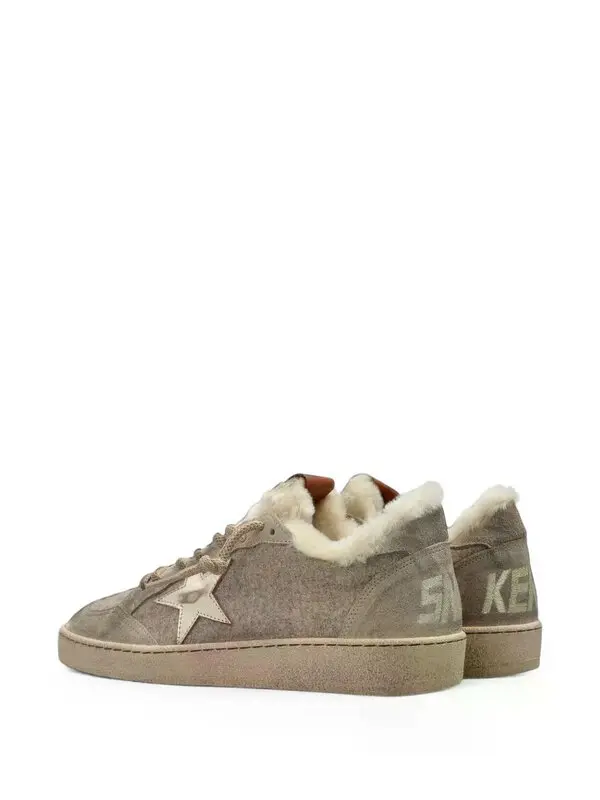 GOLDEN GOOSE Ball Star Shearling-lined Sneakers