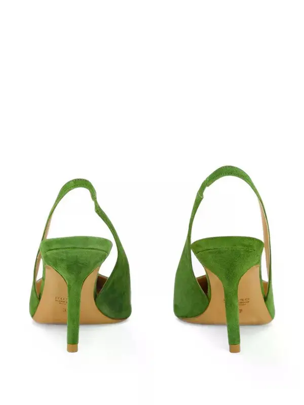 FRANCESCO RUSSO Suede Slingback Pumps