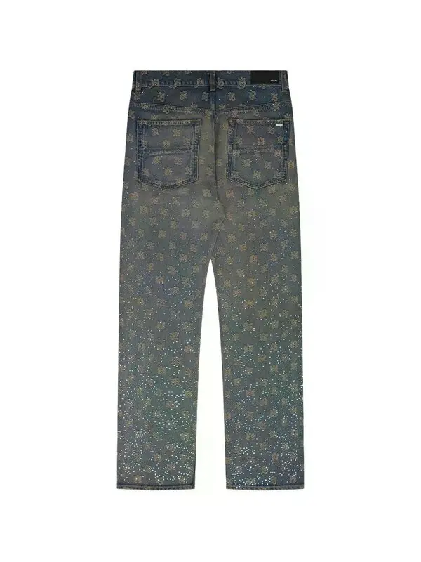 Amiri Crystal Burst Ma Paisley Jeans