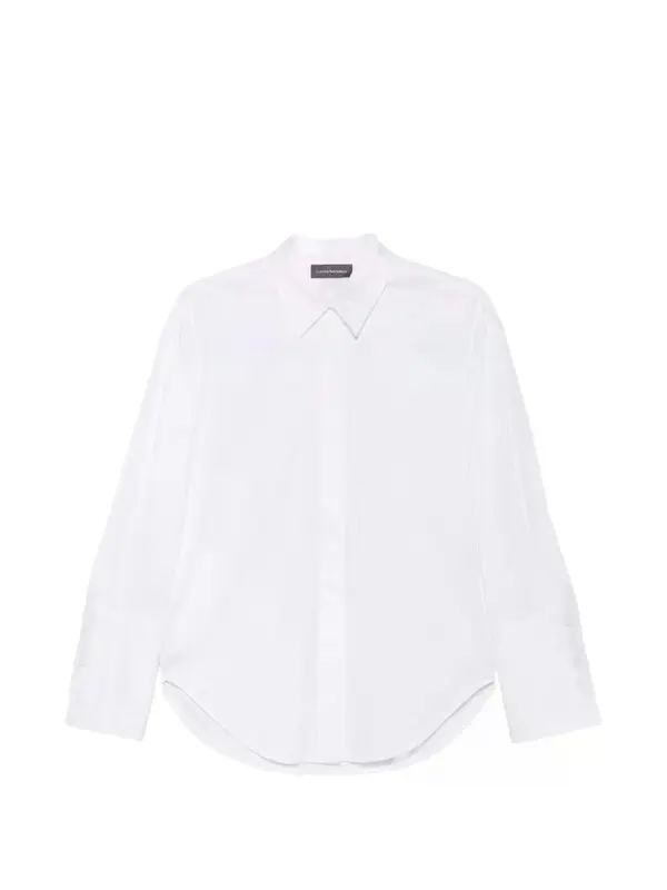 Lorena Antoniazzi Button-cuff Curved-hem Shirt