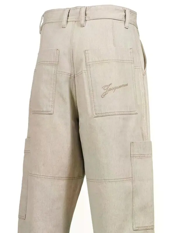 Jacquemus Carré De-nîmes Denim Cargo Pants