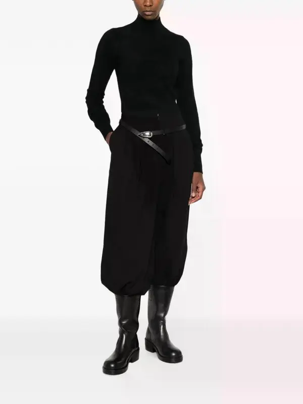Sportmax Mock-neck Brushed Sweater