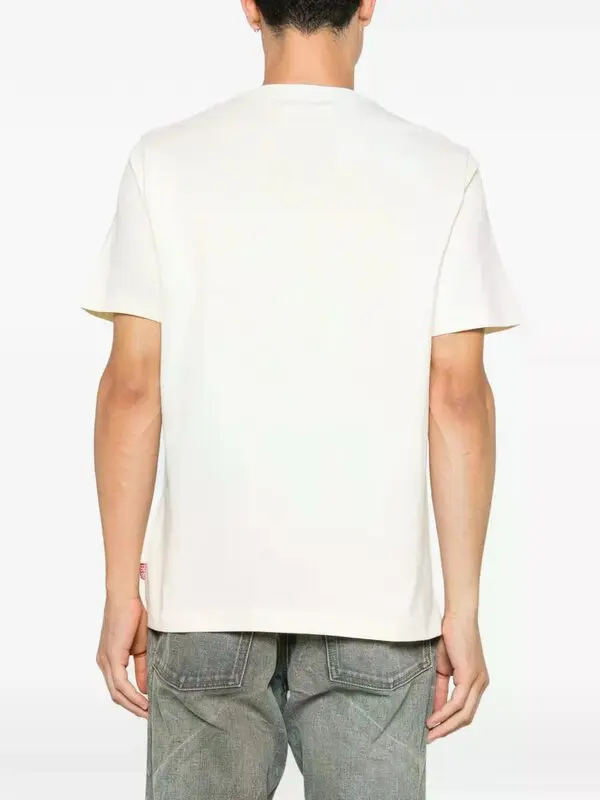 DIESEL® Graphic-print Stud-embellished T-shirt