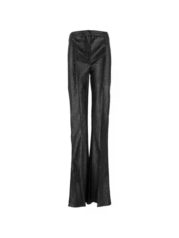 Elisabetta Franchi Trousers With Fish Scale-pattern