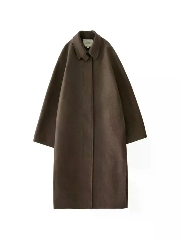 Studio Nicholson Ria Wool-melton Coat - Brown