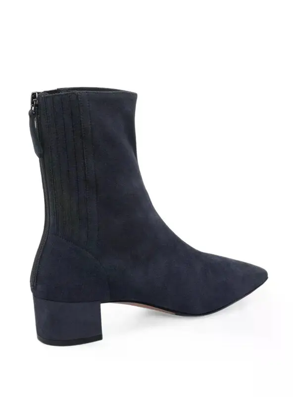 AQUAZZURA Saint Honoré Suede Ankle Boots