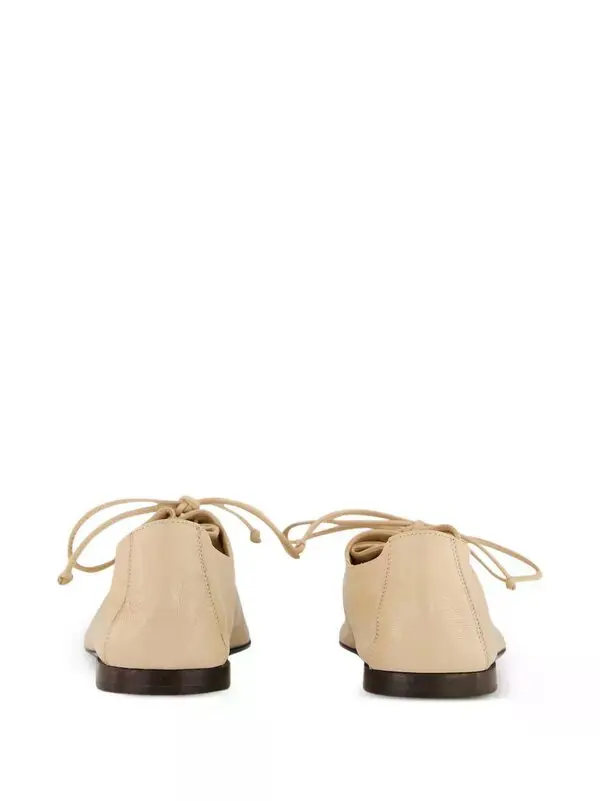 Hereu Plegada Lace-up Ballet Flats
