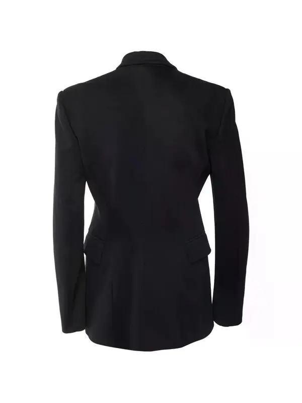Attico Single-breasted Padded-shoulder Blazer