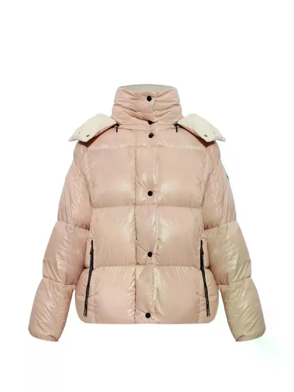 Moncler Parana Hooded Puffer Jacket - Pink
