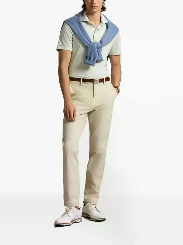 Rlx Ralph Lauren Geometric-print Polo Shirt