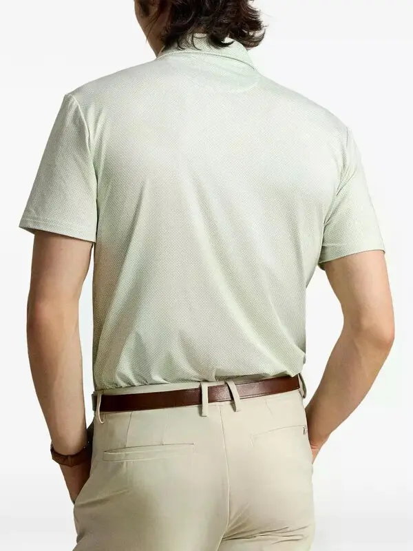 Rlx Ralph Lauren Geometric-print Polo Shirt