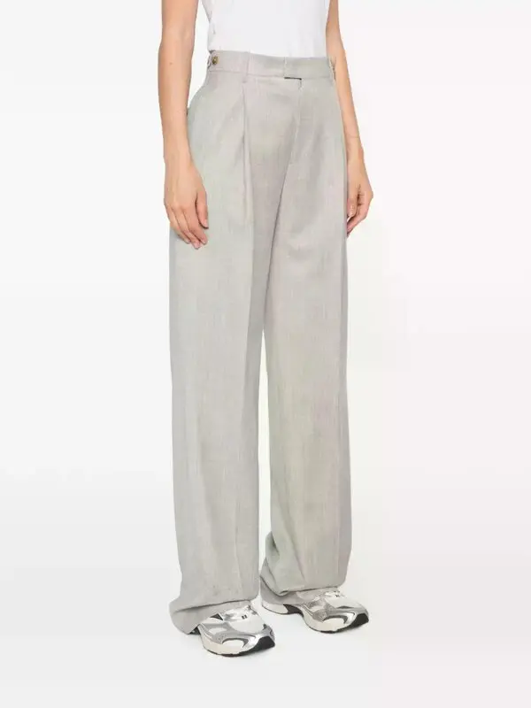 BERWICH Pleated Wool Trousers