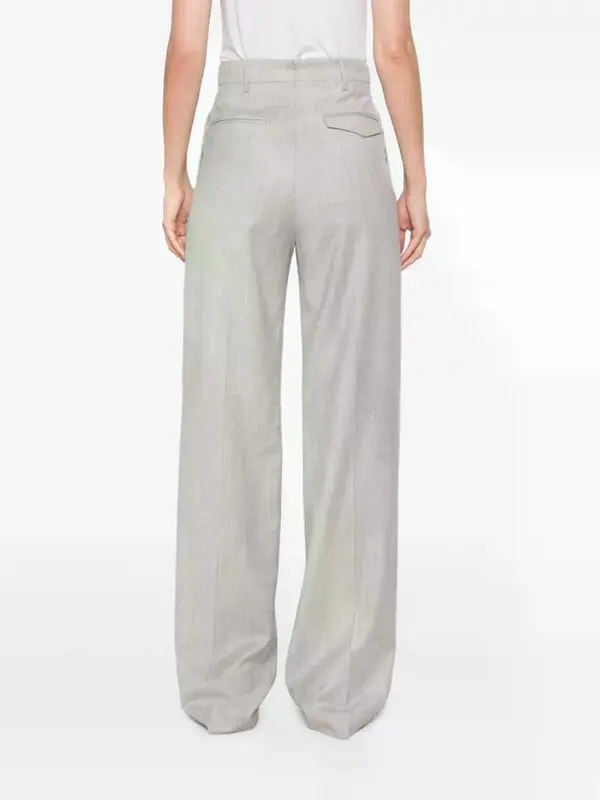 BERWICH Pleated Wool Trousers