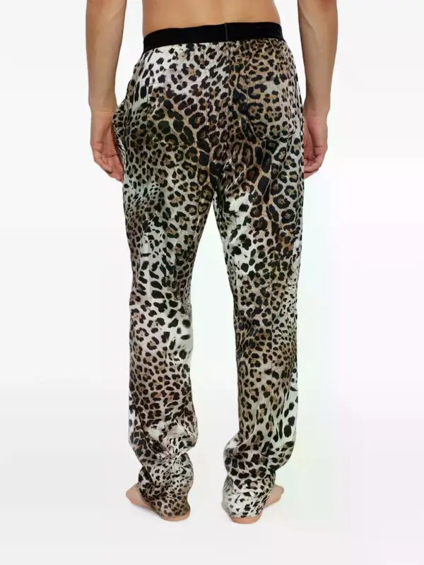 TOM FORD Leopard-print Silk Pants