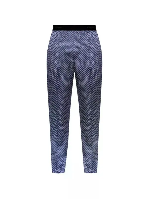 TOM FORD Geometric-print Silk-blend Pajamas