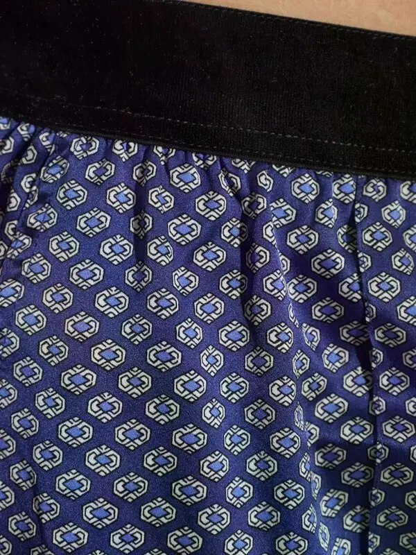 TOM FORD Geometric-print Silk-blend Pajamas