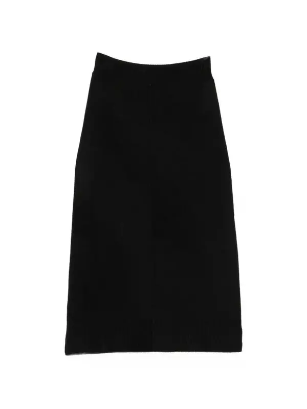 Lorena Antoniazzi Ribbed-knit Star-patch Midi Skirt