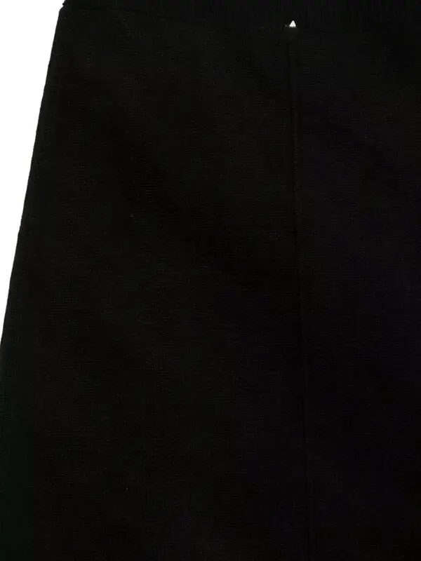 Lorena Antoniazzi Ribbed-knit Star-patch Midi Skirt