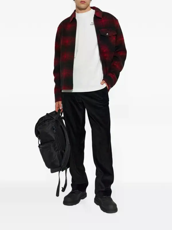Moncler Check Logo-patch Shirt Jacket