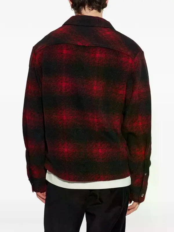 Moncler Check Logo-patch Shirt Jacket