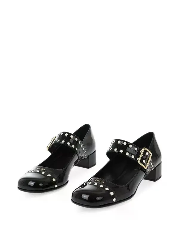 Prada Mary Jane Patent-leather Pumps