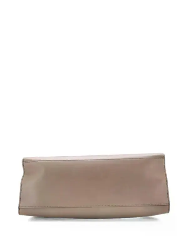 Gucci Nymphaea Top Handle Bag Leather Medium Tote Bag