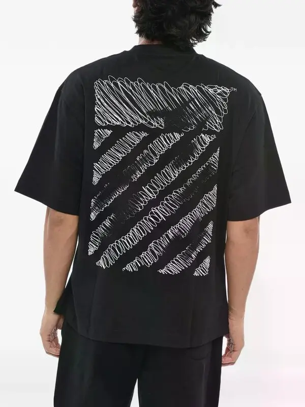 Off-White Scribble Diag Logo-print T-shirt