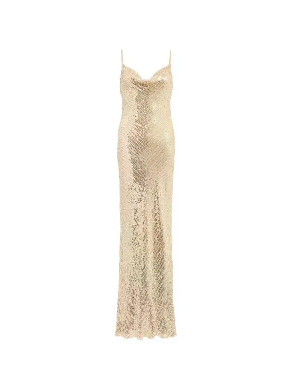 Jenny Packham Ariel Maxi Dress - Gold