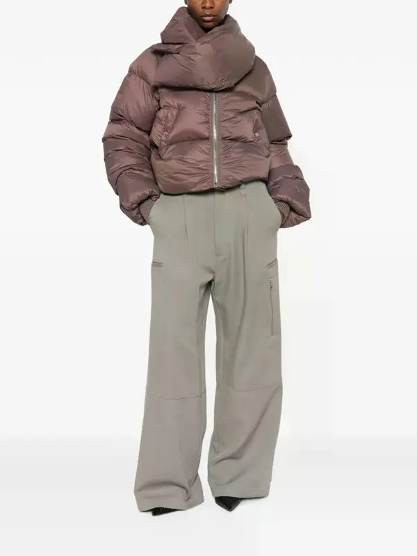 Rick Owens Funnel-neck Puffer Jacket - Purple