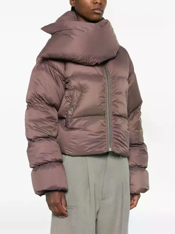 Rick Owens Funnel-neck Puffer Jacket - Purple