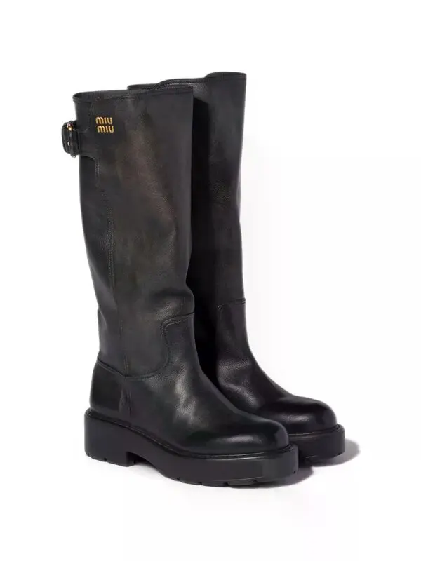 Miu Miu Leather Boots