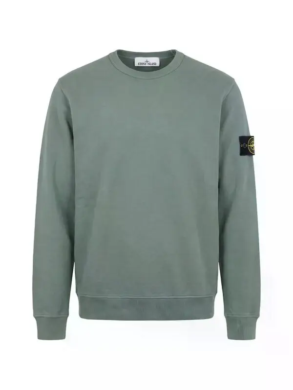 Stone Island Compass Patch Sweatshirt - Green