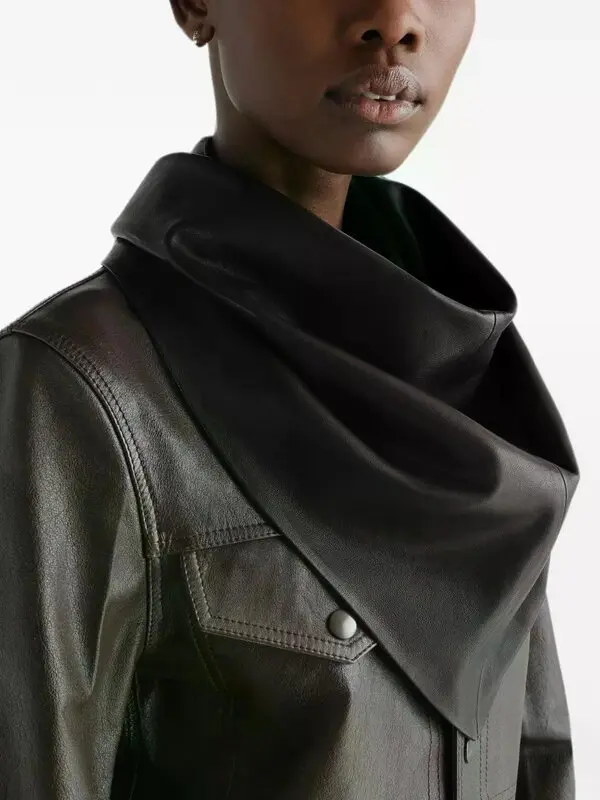 LEMAIRE Leather Triangle Scarf