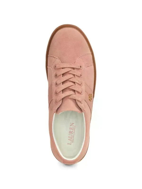 Ralph Lauren Janson Ii Logo-plaque Lace-up Sneakers