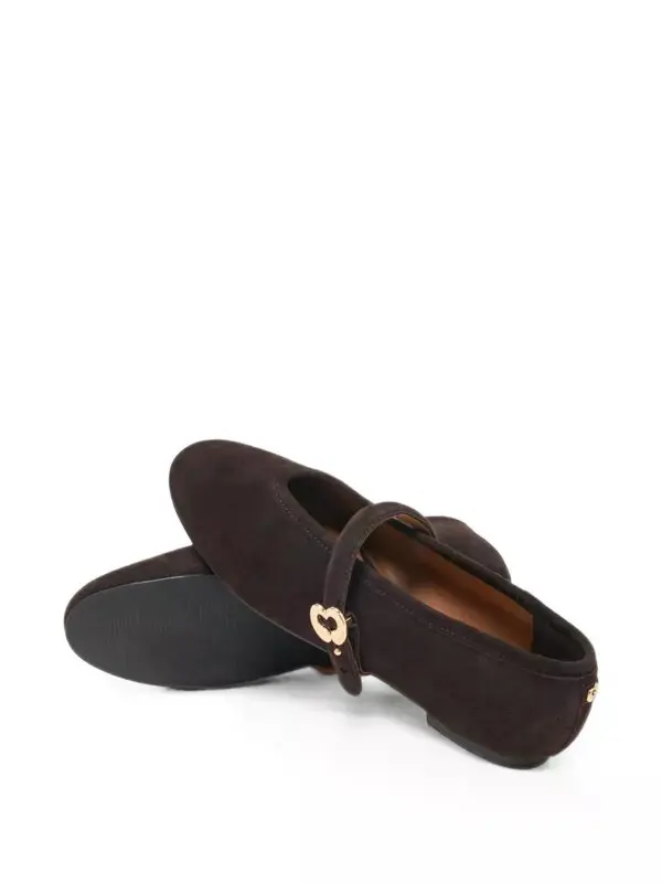 Maje Suede Ballet Flats
